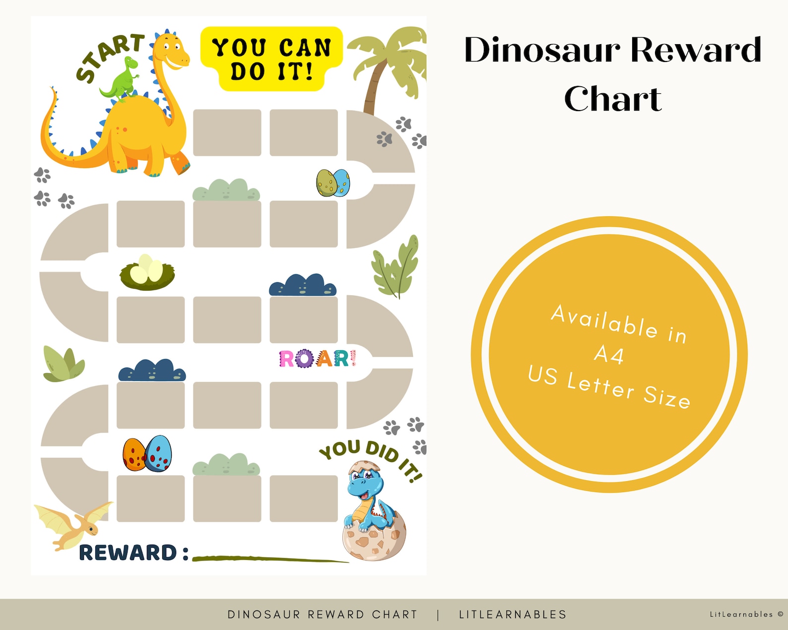 Dinosaur Reward Chart | Toddler Reward Chart | Classroom Behavior Chart ...