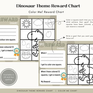 Dinosaur Reward Chart Bundle | Toddler Reward Chart | Classroom ...