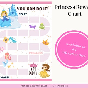 Princess Castle Reward Chart | Toddler Reward Chart | Classroom ...