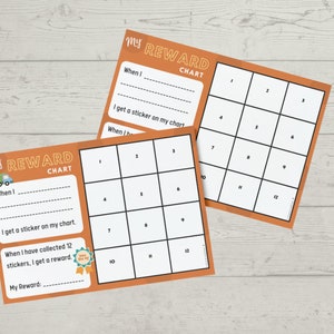 Construction Sticker Reward Chart | Toddler Reward Chart | Classroom ...