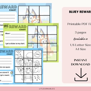 BLUEY Reward Chart | Toddler Reward Chart | Classroom Behavior Chart ...