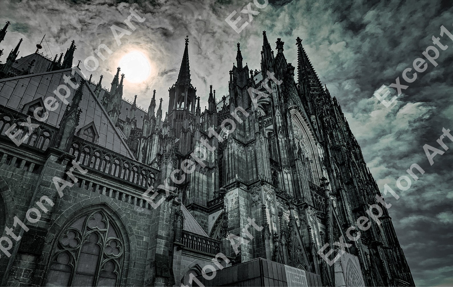 Cologne Cathedral print on Canvas - Etsy
