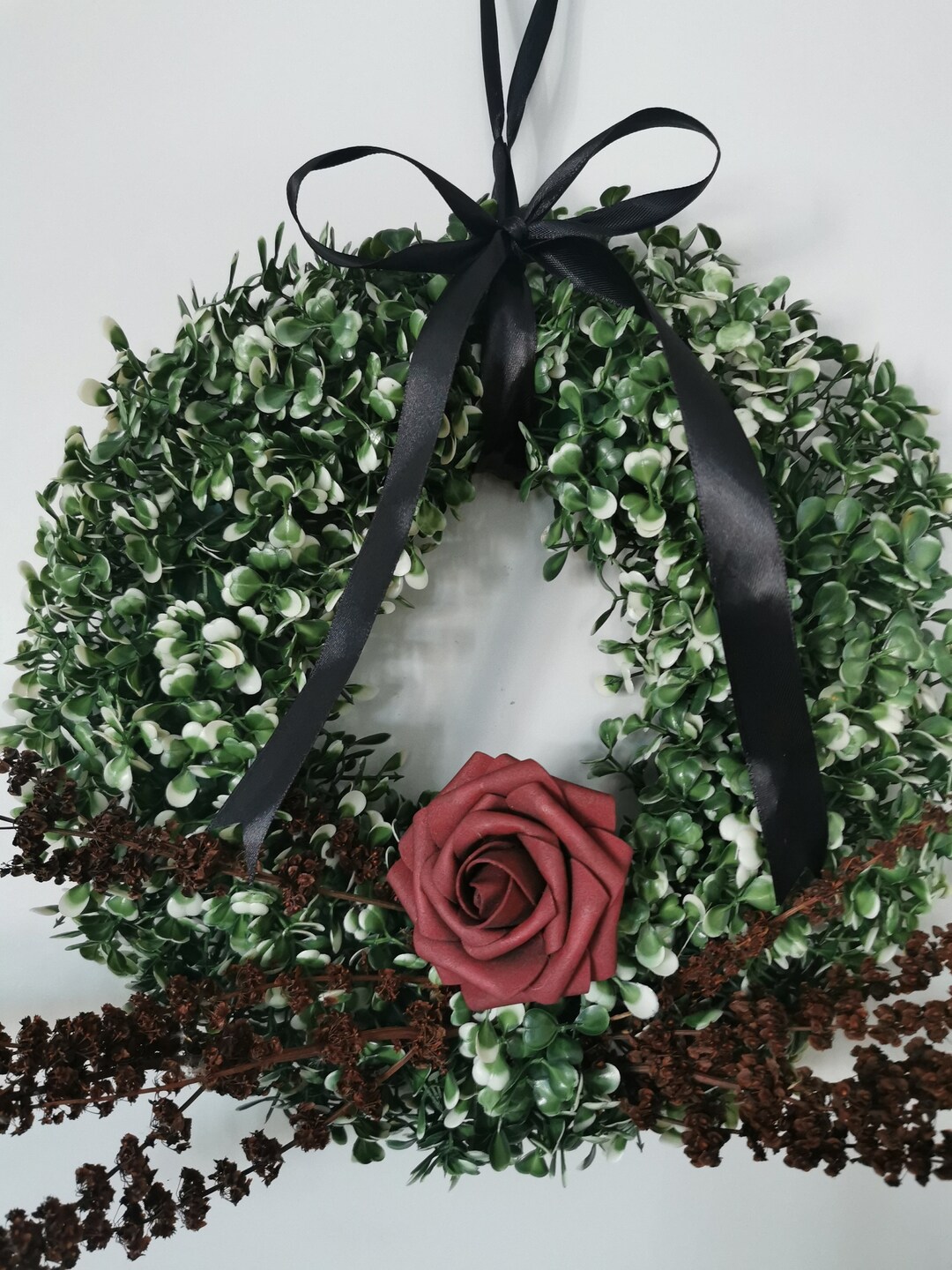 Personalised Funeral Wreath BESPOKE Letters Grave Wreath - Etsy UK