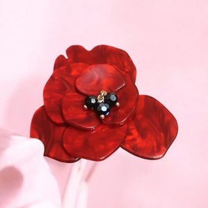 Poppy Brooch Remembrance Day Poppy Jewellery Remembrance Sunday Poppy ...
