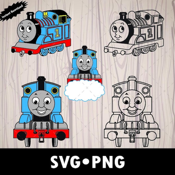 Thomas the Train Svg - Etsy