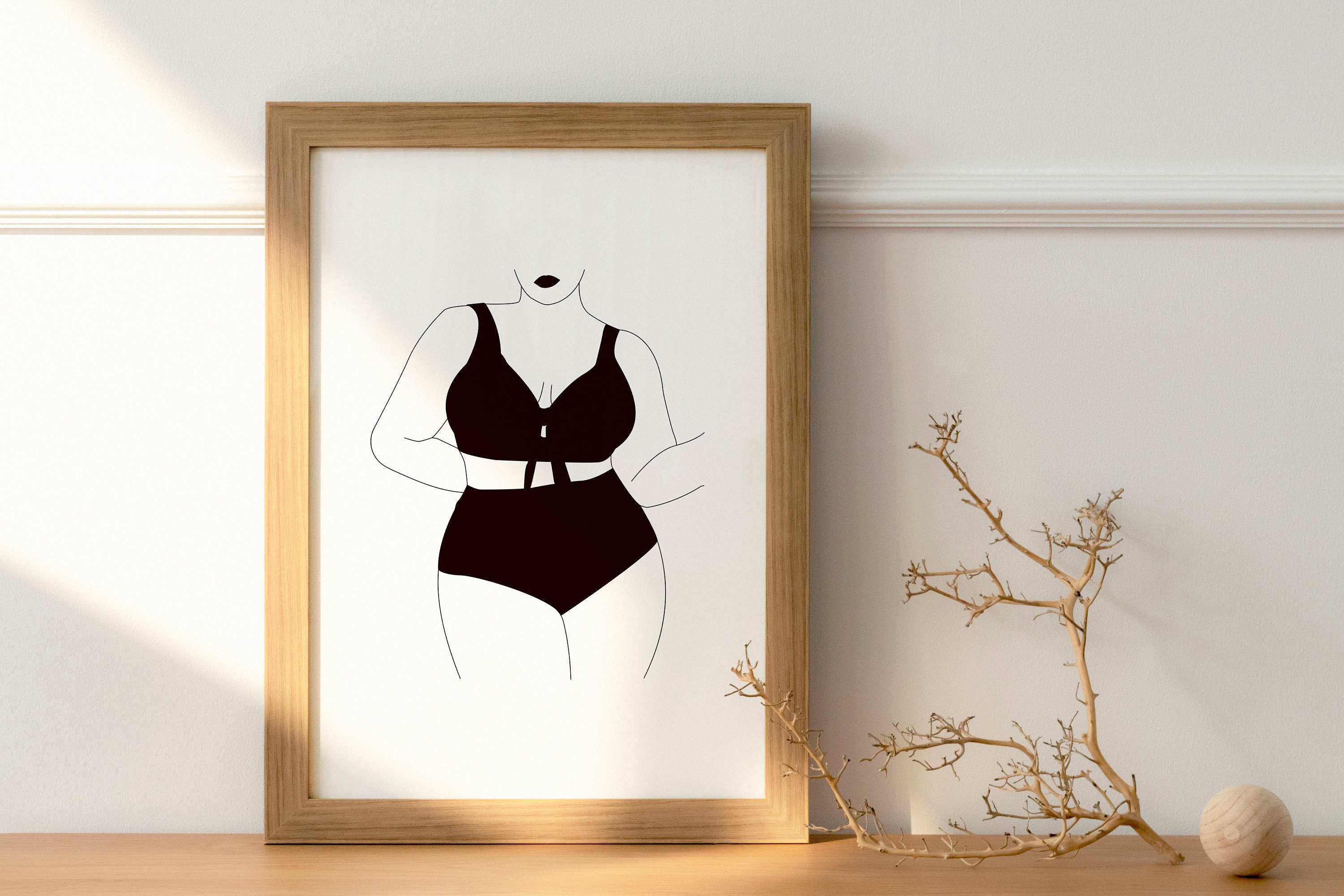 Curvy Woman Body Svg Woman Body Png Woman Line Art Svg Bikini Body ...