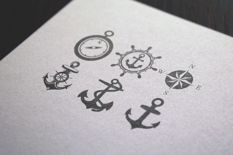Anchor Svg, Nautical Svg, Compass Svg, Anchor Compass Svg, Sailor ...