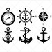 Anchor Svg, Nautical Svg, Compass Svg, Anchor Compass Svg, Sailor ...