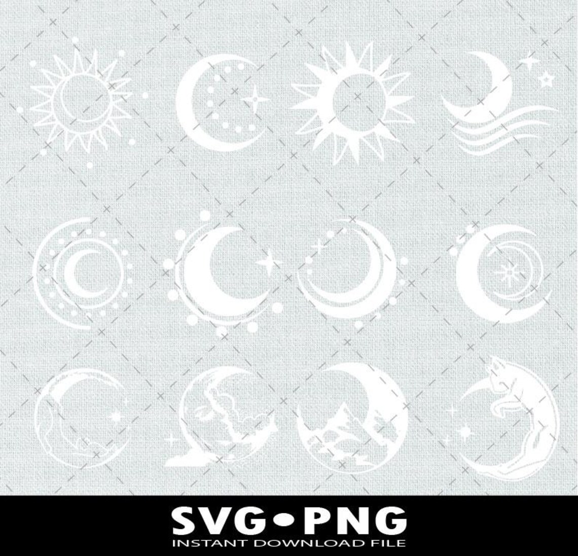 Sun and Moon Svg Moon and Sun Svg Sun Moon Svg Sun Moon Stars Svg ...