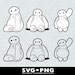 Baymax Svg, Baymax Clipart, Baymax Outline Svg, Baymax Png, Hero Svg ...