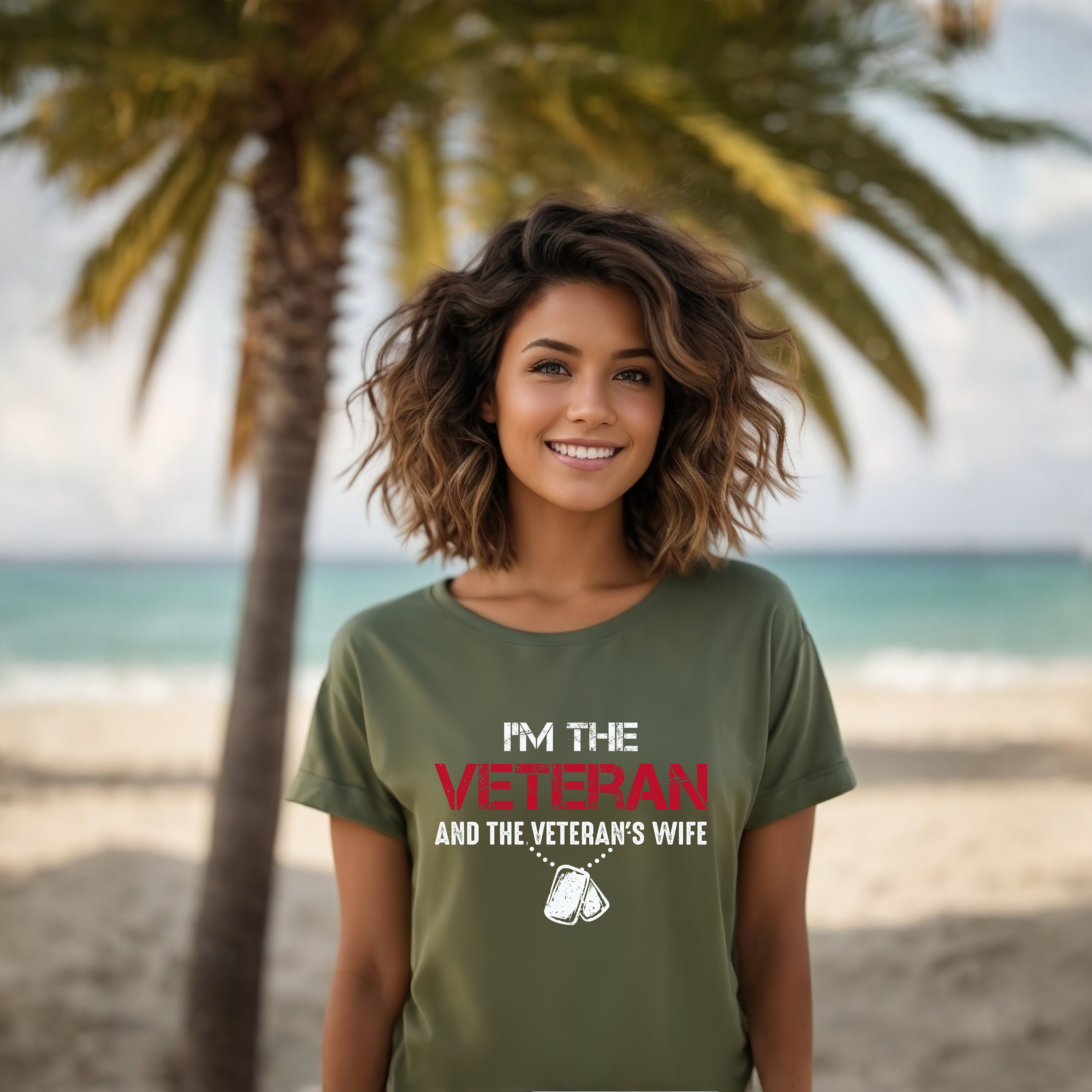 I'm the Veteran and the Veteran's Wife Shirt T-shirt, US Veteran Shirt, Veteran Lover Shirt ...