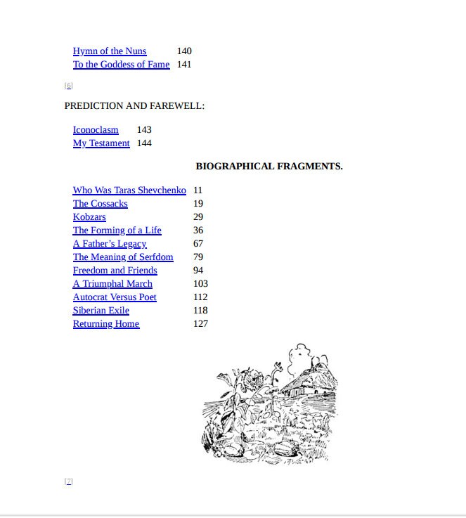 The Kobzar of the Ukraine by Taras Shevchenko english 145 Pg, Download ...