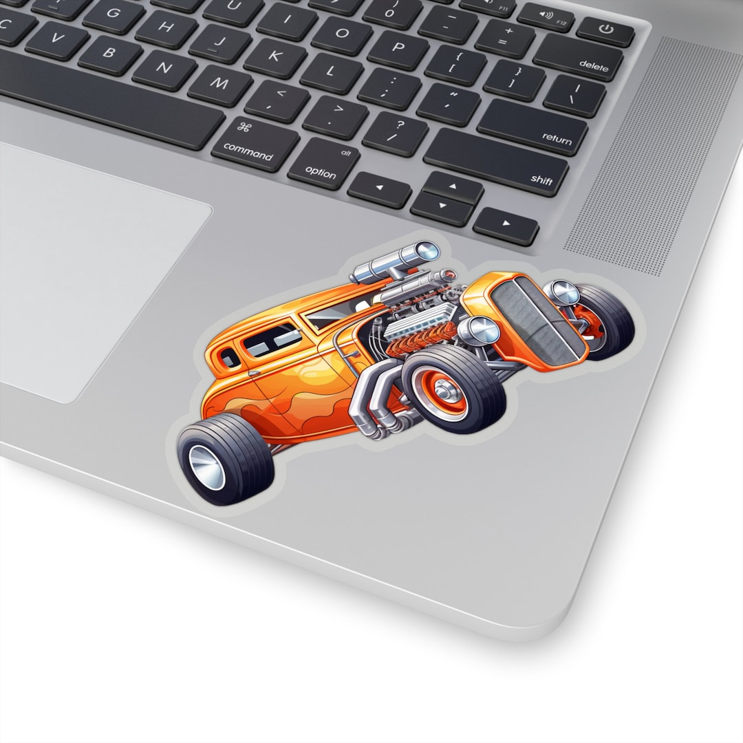 Hot Rod Race Car Sticker Drag Racing Speedster Decal Cool Gift - Etsy