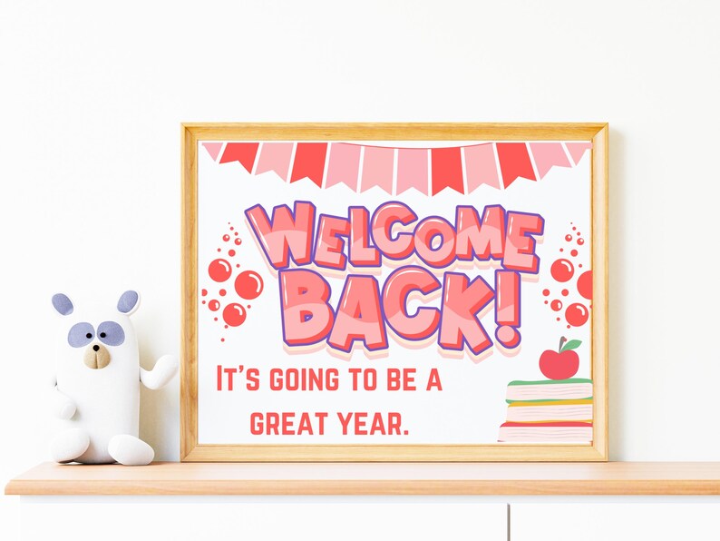 Welcome Back to School Sign - Etsy