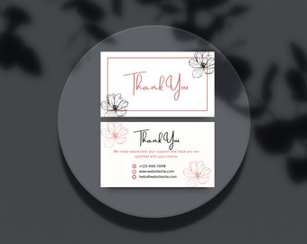 Elegant Business Card Template INSTANT DOWNLOAD Editable - Etsy