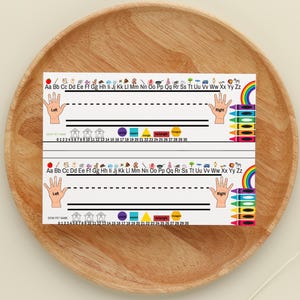 Student Desk Name Tag, Printable Student Desk Name Tag, Back to School ...