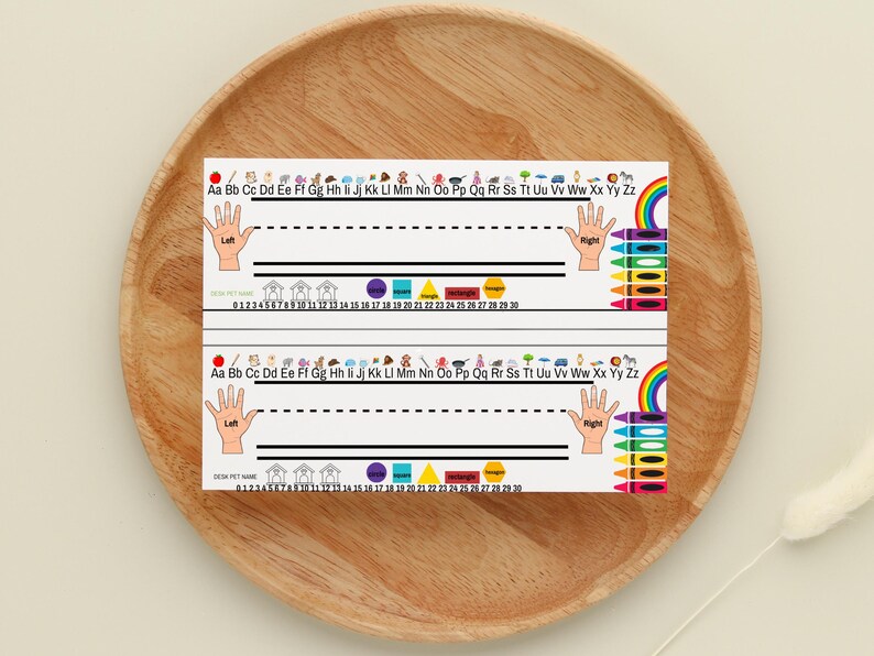 Student Desk Name Tag, Printable Student Desk Name Tag, Back to School ...