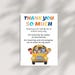 Bus Driver Appreciation Card, Bus Driver Card, Bus Driver Thank You ...