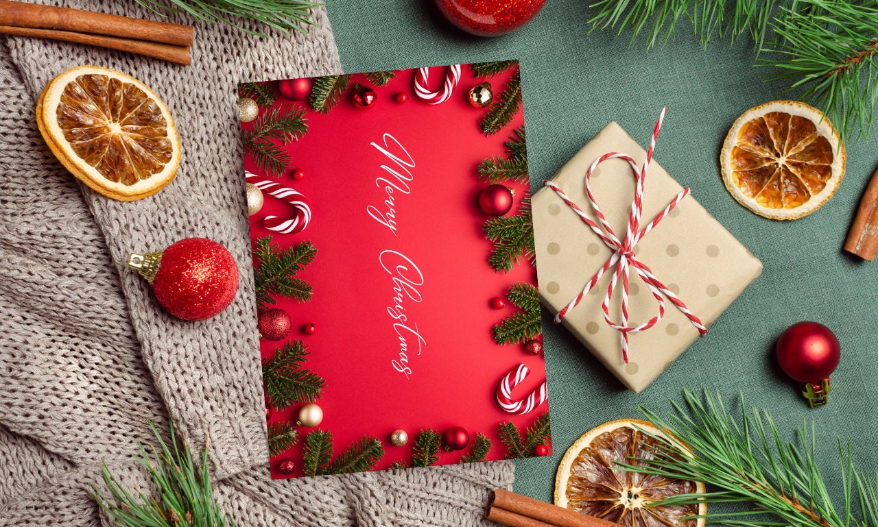Merry Christmas Card, Beautiful Christmas Card, Printable Christmas ...
