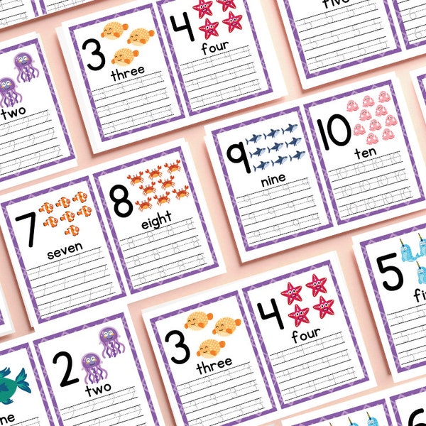 Preschool Math Worksheets 1 10 Number Tracing Printable Worksheets Kids ...