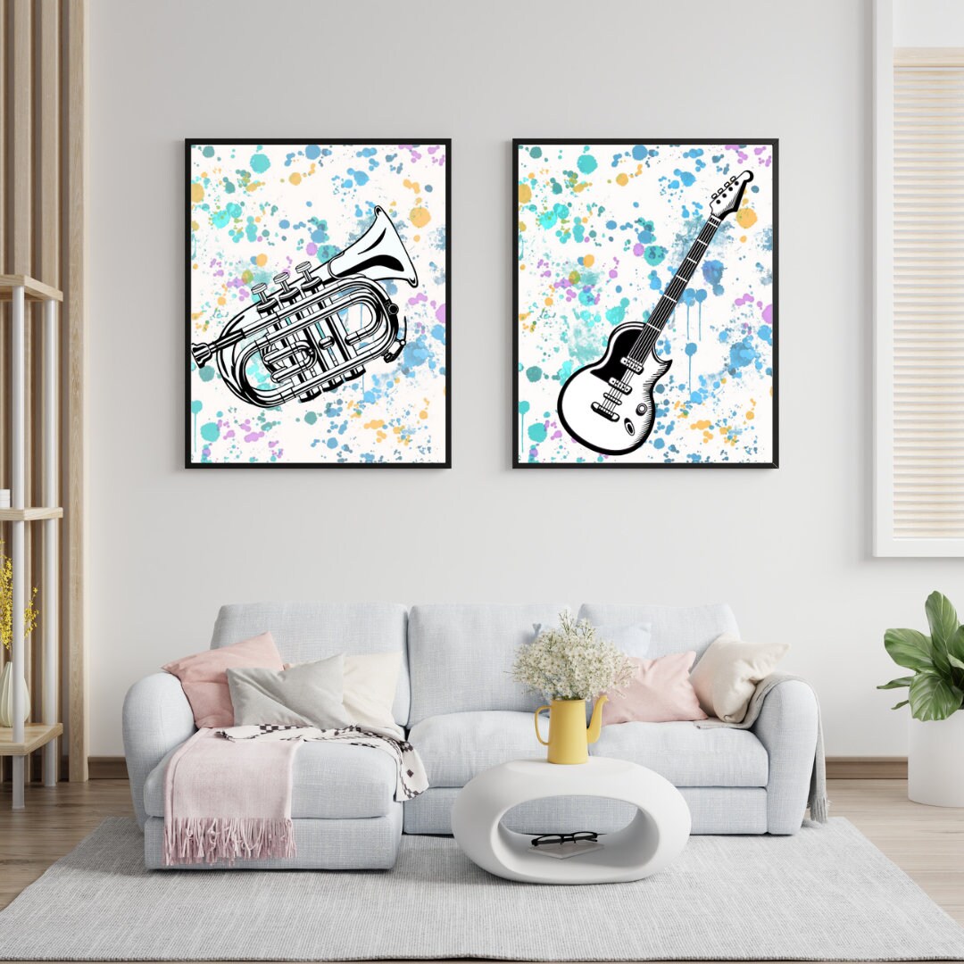 Musical Wall Art | Wall Art Print | Digital Wall Art | Home Art | Wall ...