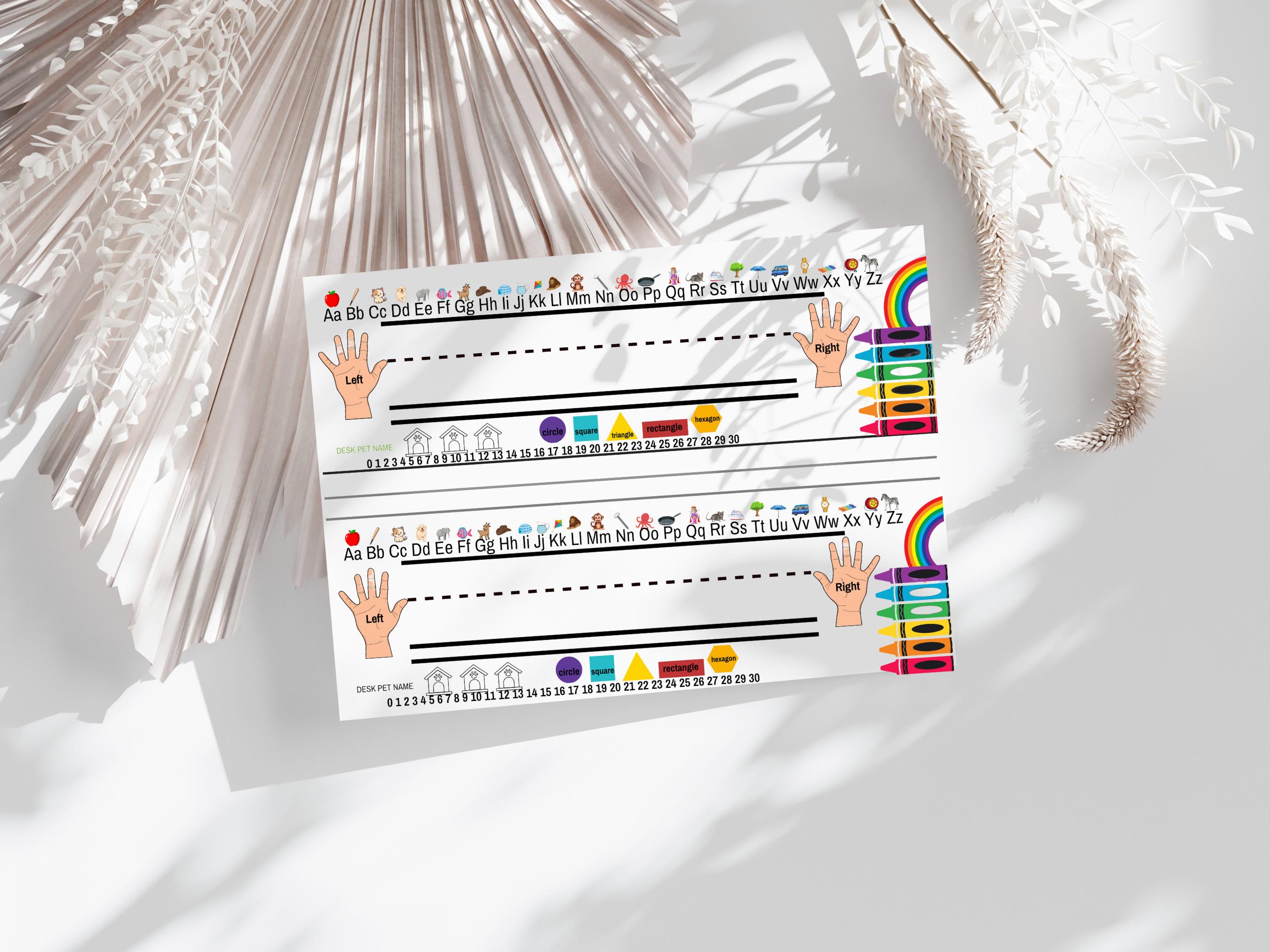 Student Desk Name Tag, Printable Student Desk Name Tag, Back to School ...