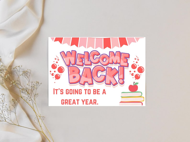 Welcome Back to School Sign - Etsy