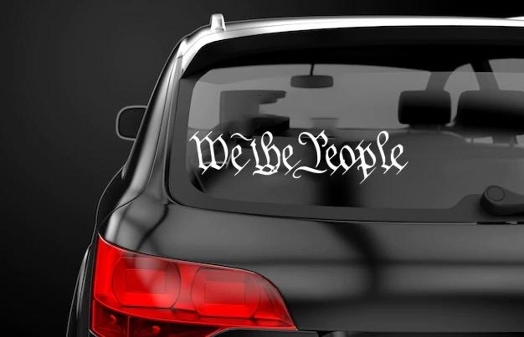 We the People Sticker Constitution Decal Declaration of Independence ...