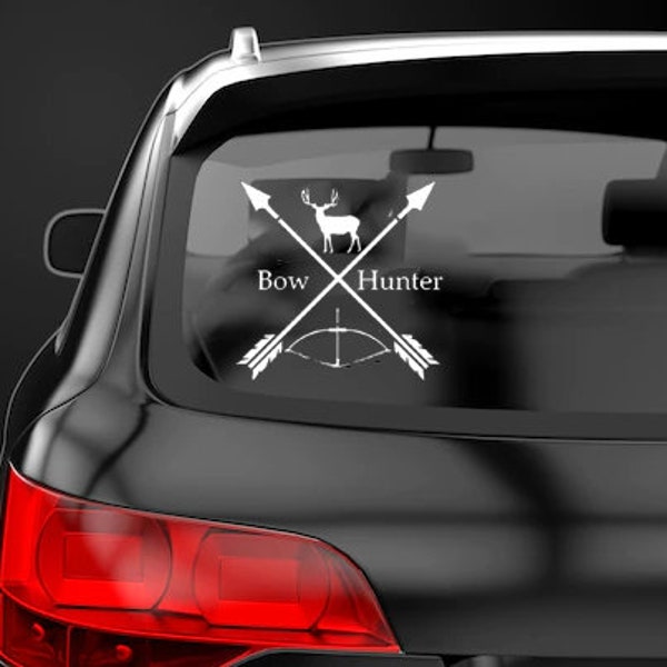 Bow Hunter Window Decal - Etsy