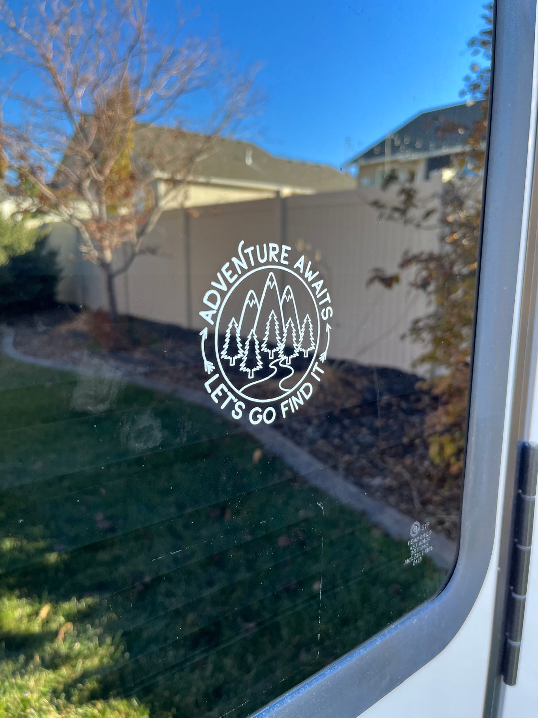 Adventure Awaits Vinyl Decal Adventure Decal Traveler Adventurer ...