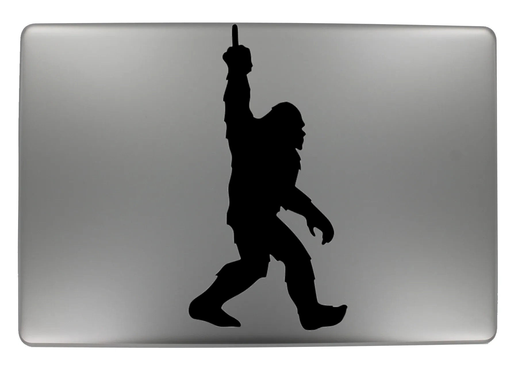 Bigfoot Flip off Sticker Decal Label Yeti Decal Sasquatch Sticker ...