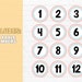 Pastel Rainbow Classroom Table Numbers - Etsy