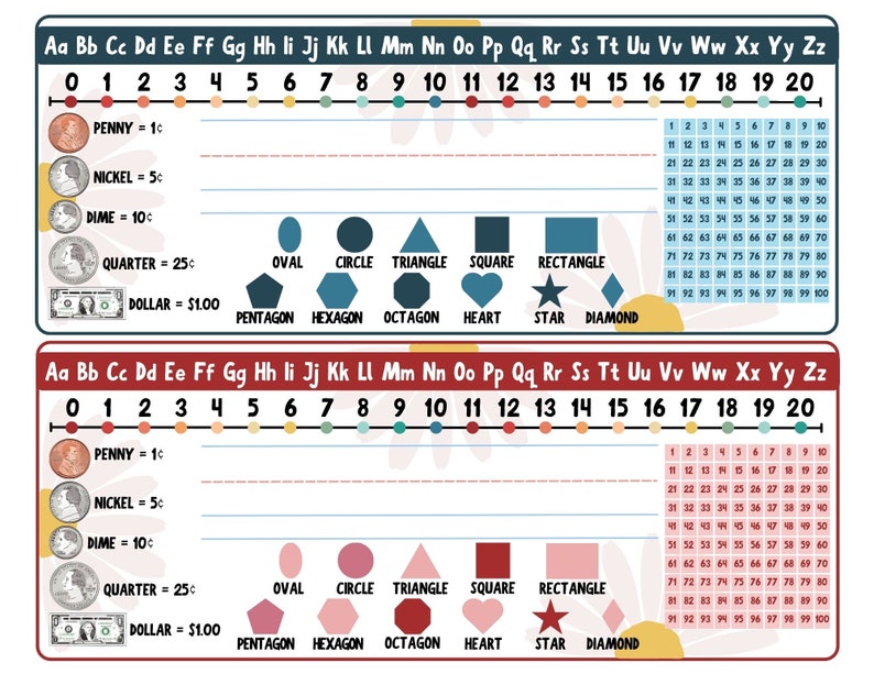 Groovy Classroom Desk Name Tags - Etsy