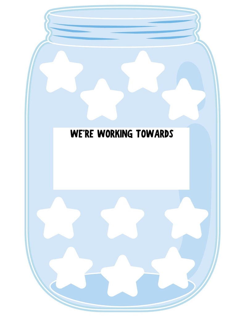 Pastel Rainbow Classroom Reward Jar - Etsy