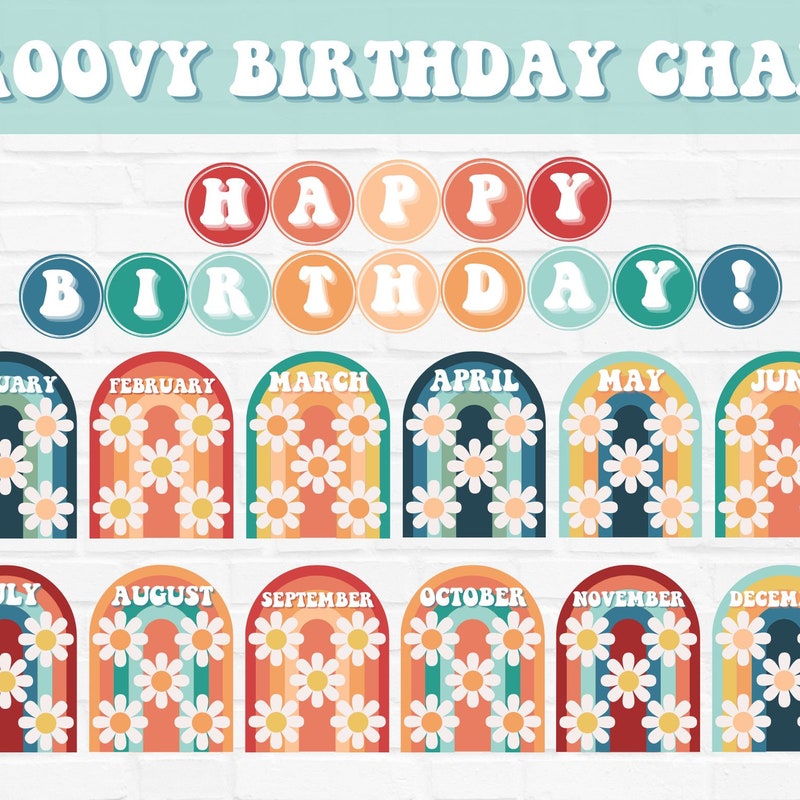 Classroom Birthday Chart - Etsy