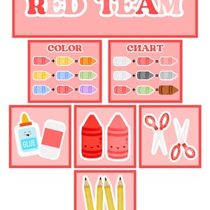 Classroom Table Caddy Labels - Etsy