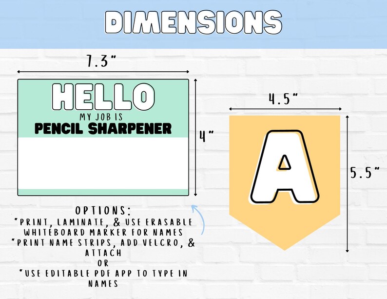 Pastel Rainbow Classroom Jobs - Etsy