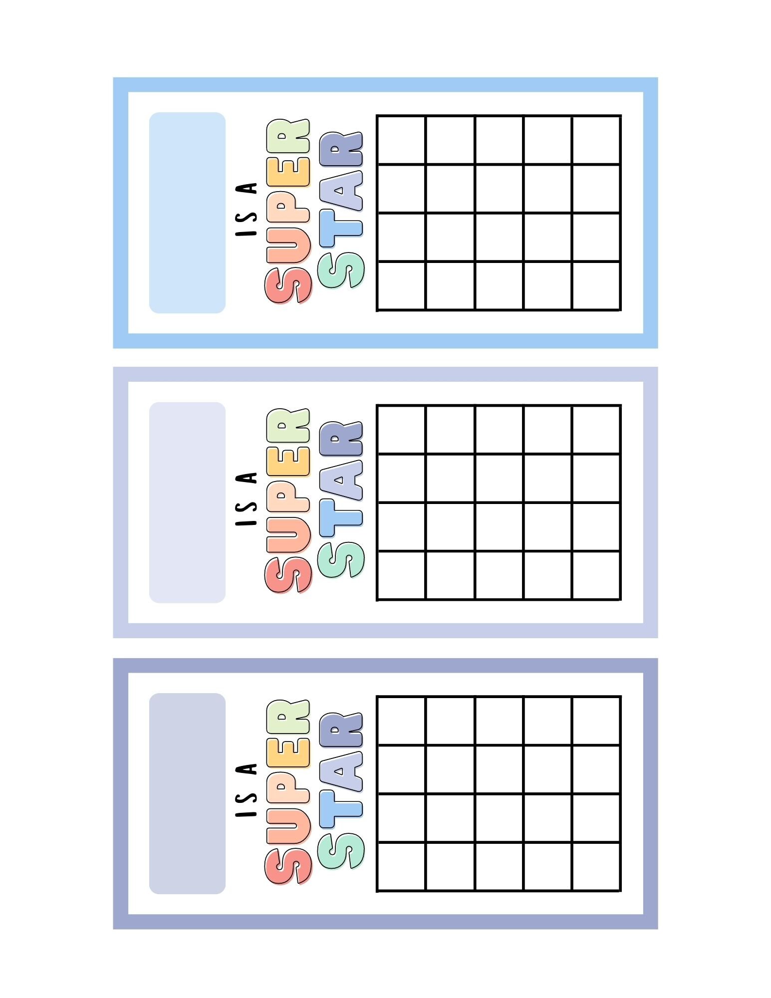 Pastel Rainbow Student Reward Cards - Etsy