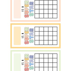 Pastel Rainbow Student Reward Cards - Etsy