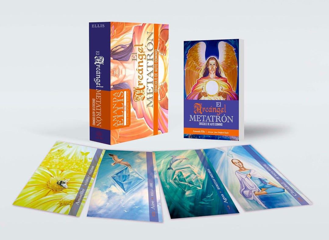 Oraculo Arcangel Metatron... 55 Cartas & Libro Instructivo... EN ESPAÑOL - Etsy