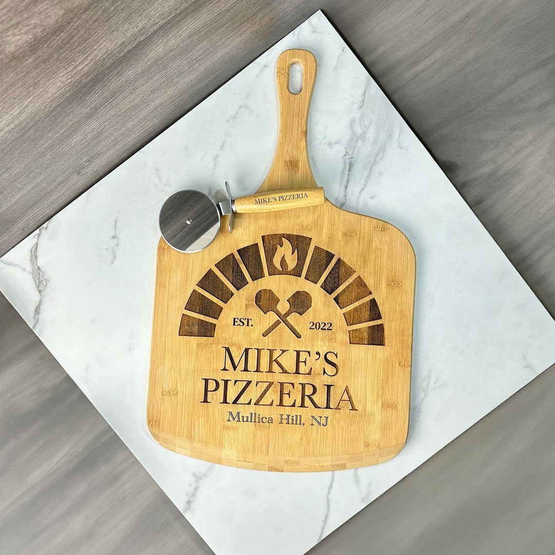 Personalized Pizza Board and Pizza Cutter, Pizza Father's Day Gift ...