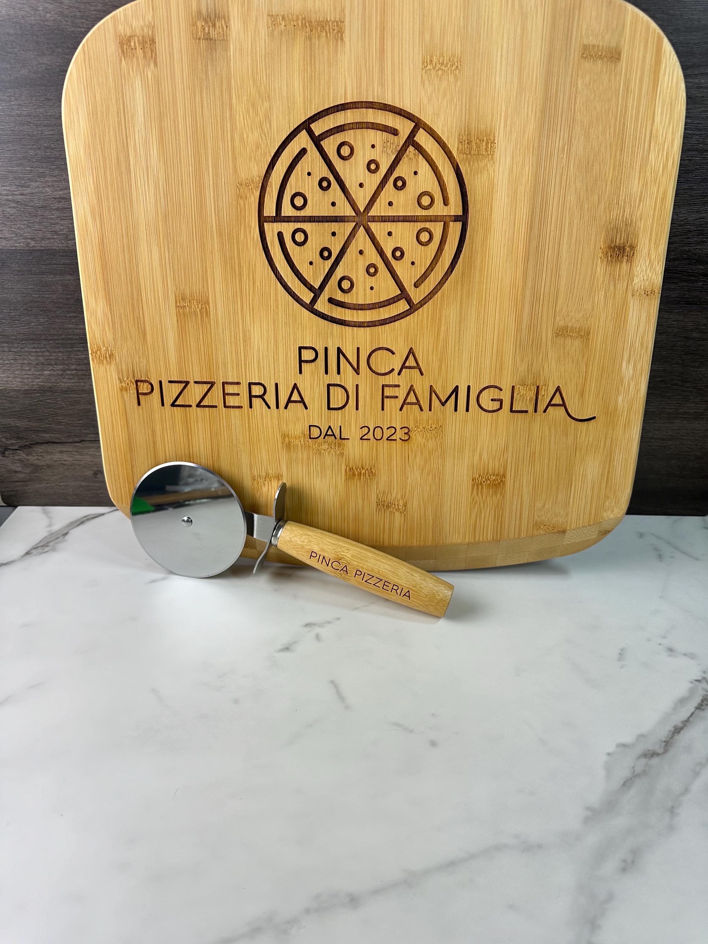 Personalized Pizza Board and Pizza Cutter, Pizza Peel Father's Day Gift ...
