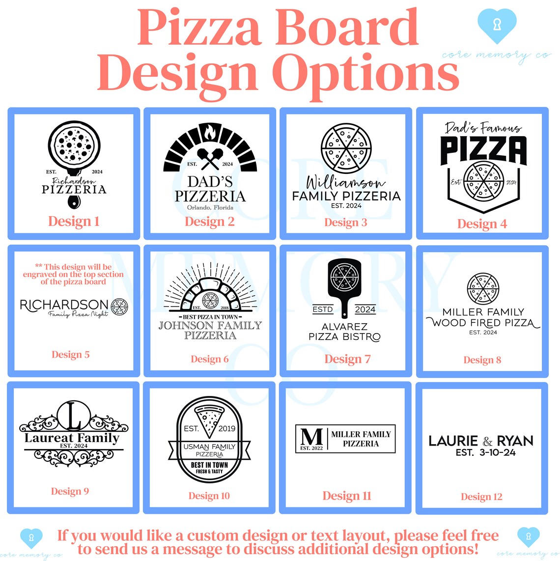 Personalized Pizza Board and Pizza Cutter, Pizza Peel Father's Day Gift ...