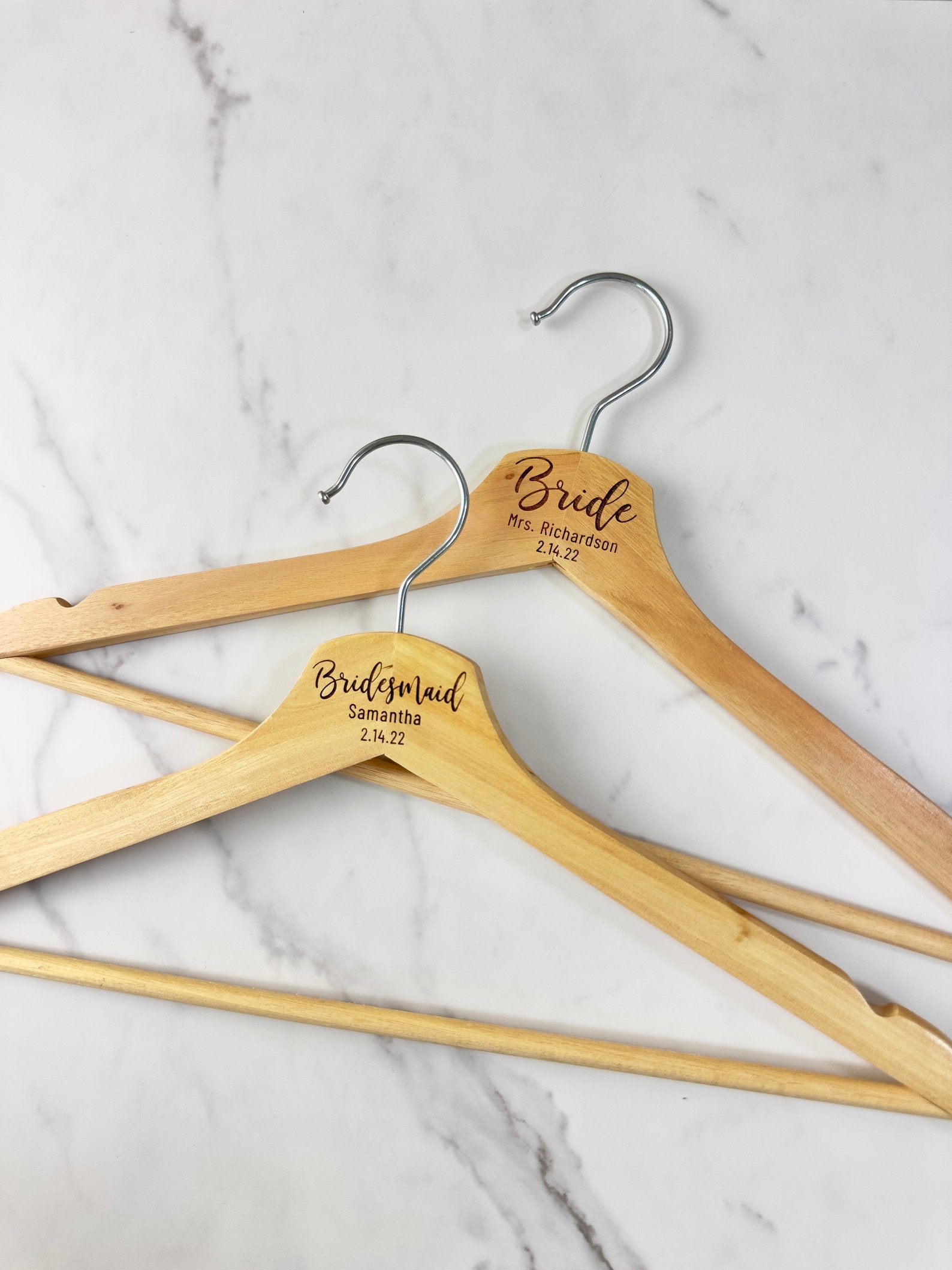 Personalized Wedding Dress Hanger, Wedding Bridal Party Hangers, Custom ...
