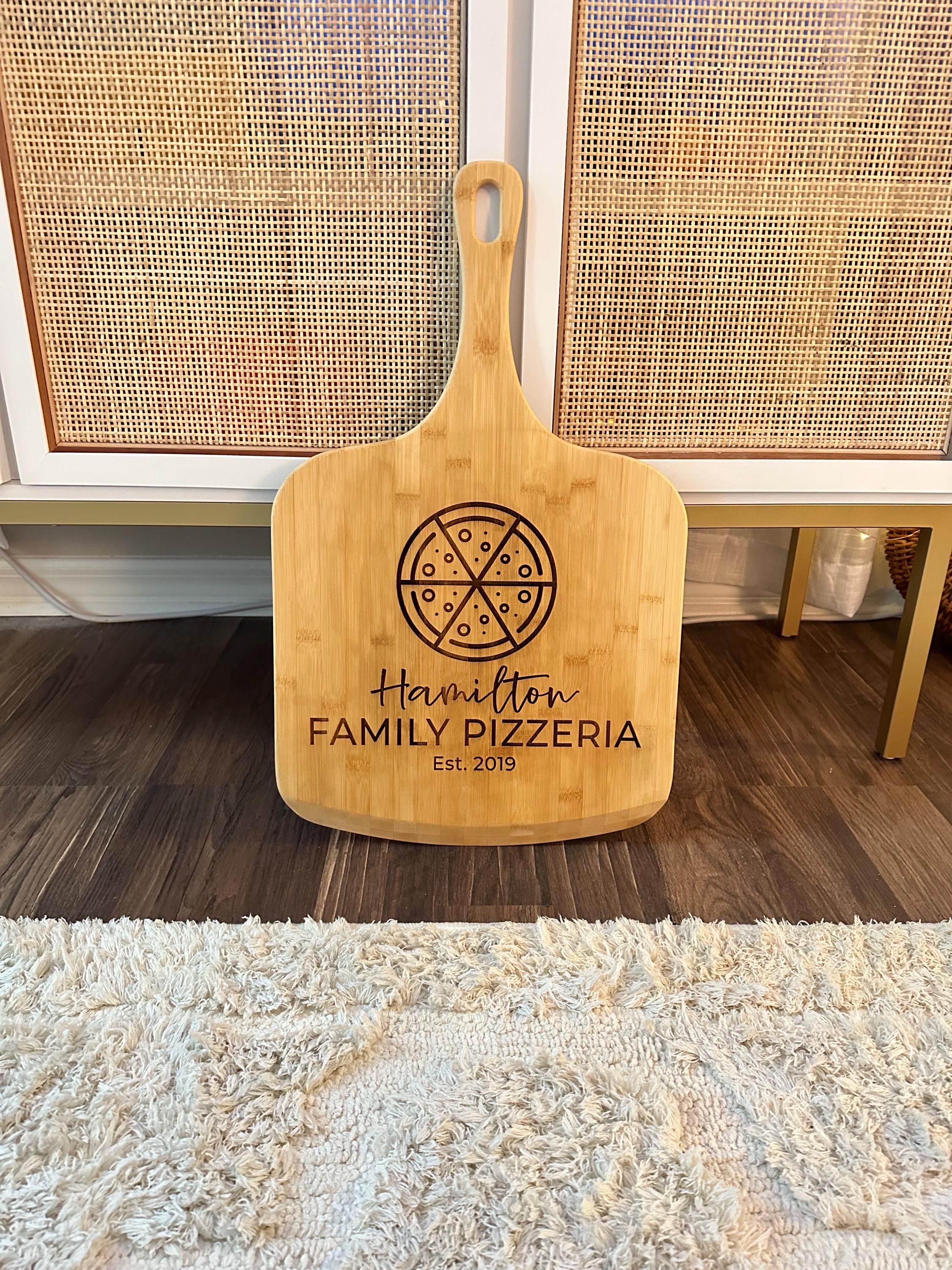 Personalized Pizza Board and Pizza Cutter, Pizza Peel Father's Day Gift ...