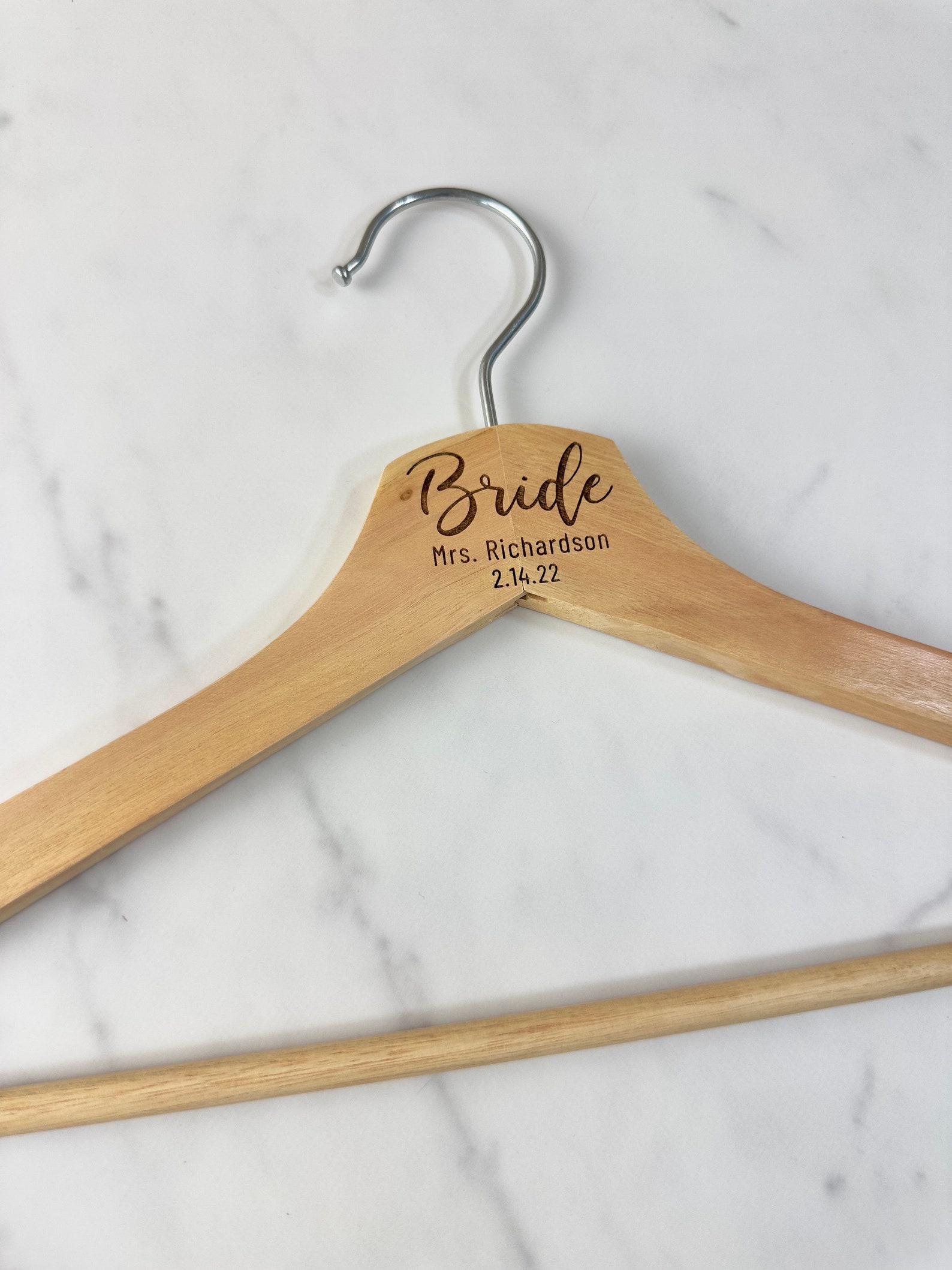 Personalized Wedding Dress Hanger, Wedding Bridal Party Hangers, Custom ...