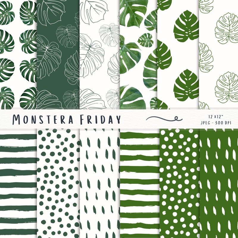 Monstera Party - Etsy