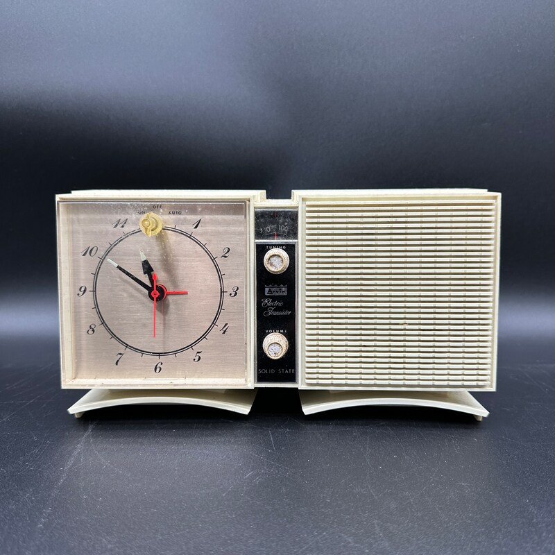1960s Clock Radio - Etsy