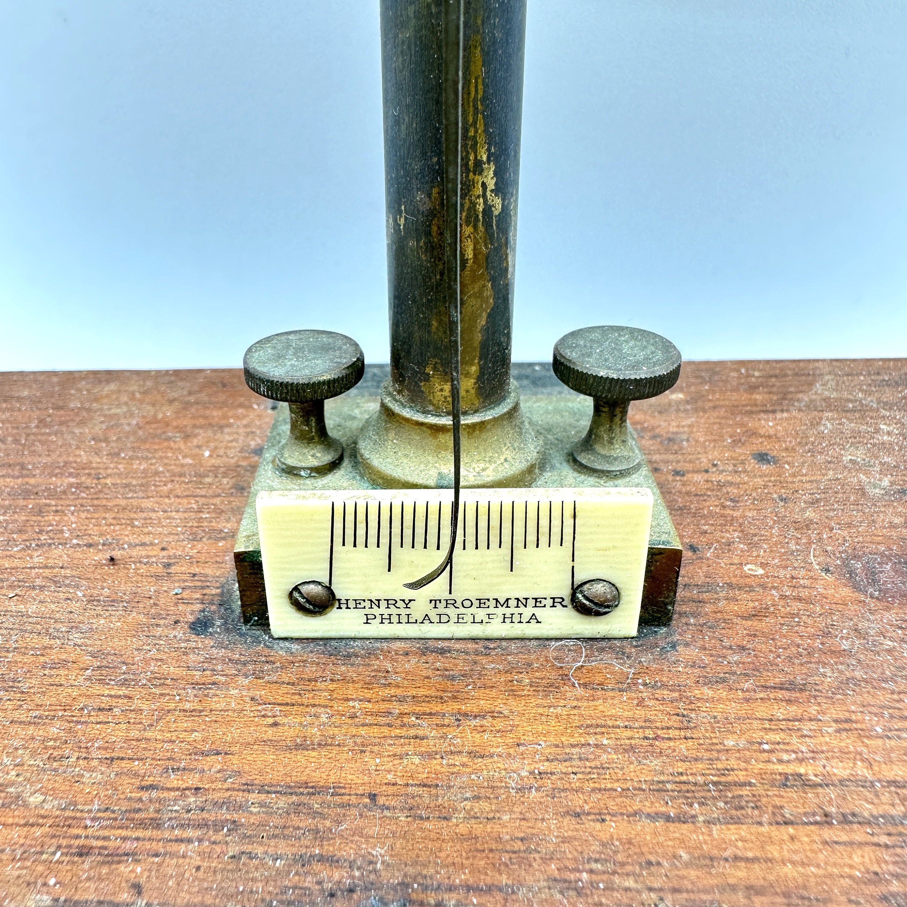 Antique Henry Troemner Apothecary Scale W/ Christian Becker Brass ...
