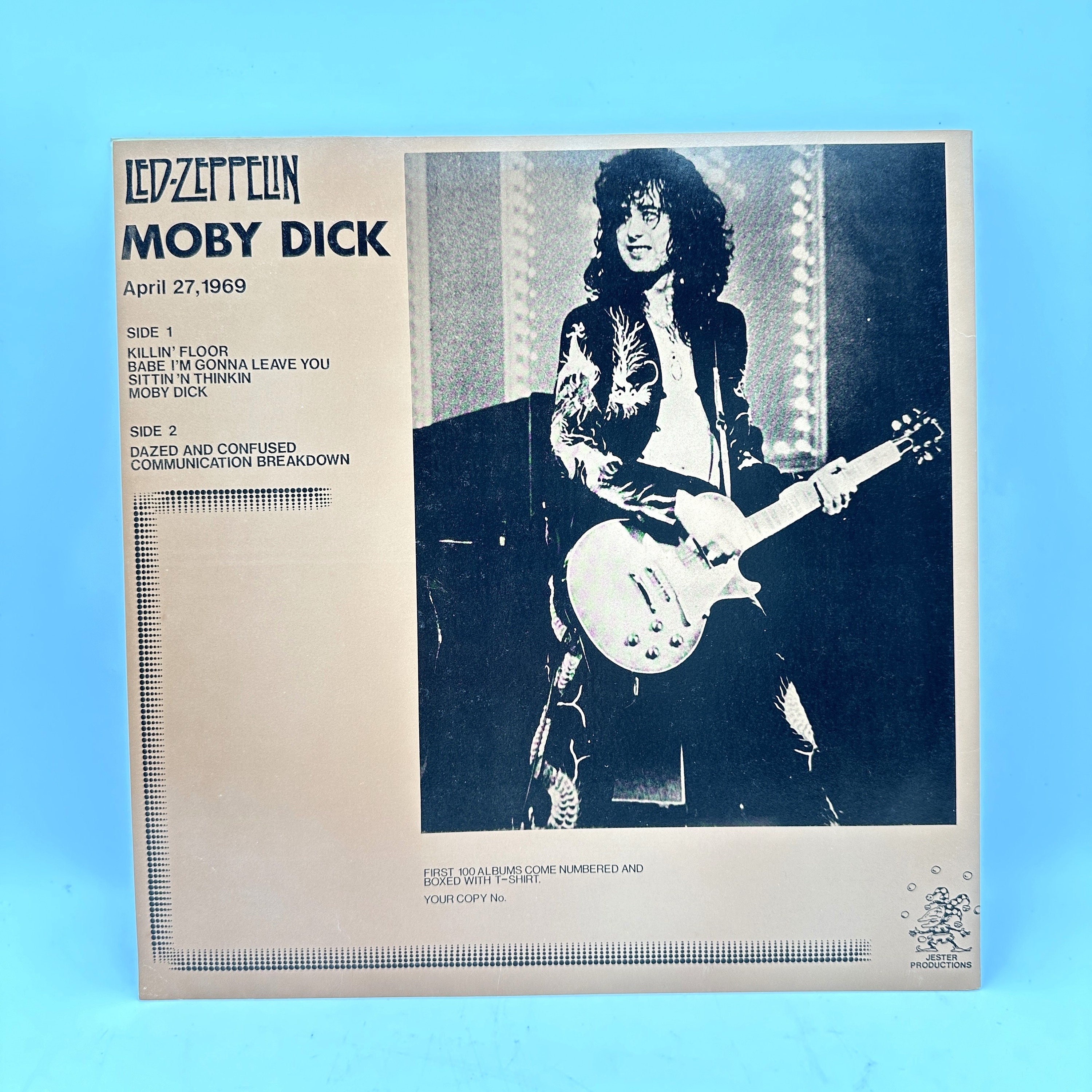 1969 Led Zeppelin Moby Dick Vinyl GLC D-545 - Etsy